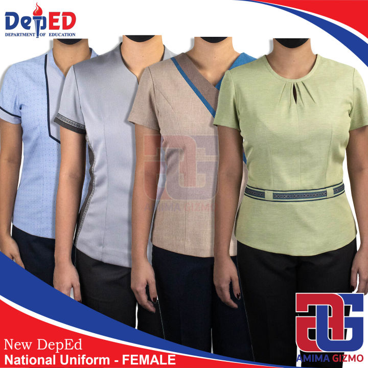 DepEd School Teacher Uniform for FEMALE National New Released Year 2021 ...