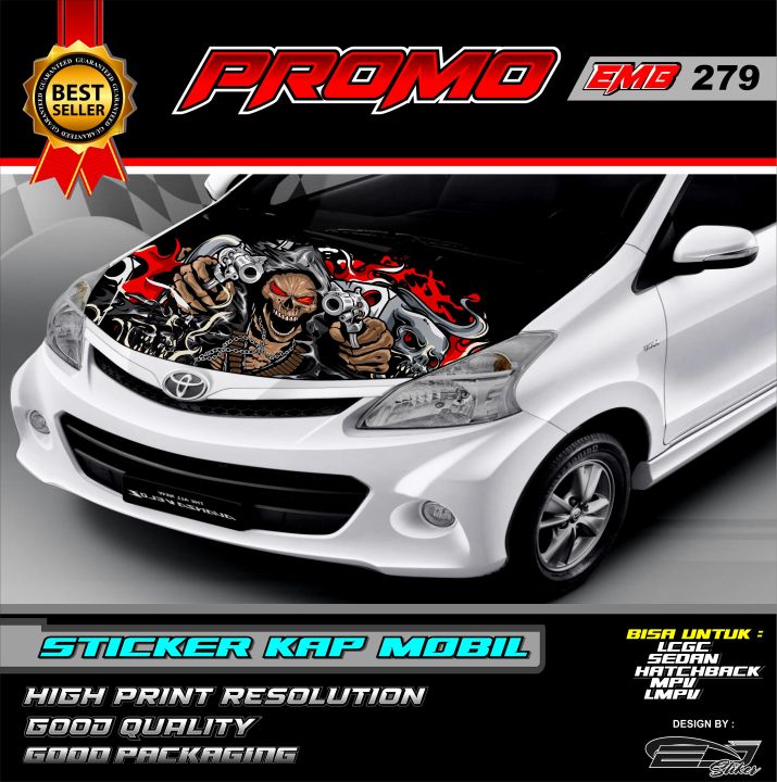 VARIASI STIKER DECAL VENOM KAP MESIN SIAP PAKAI-STIKER DECAL DESAIN ...