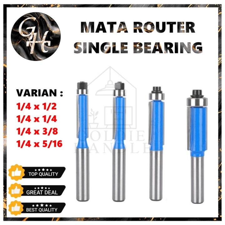 Mata Router Profile Bits Mata Router Singel Bearing 1/4" 6mm 8mm 10mm ...
