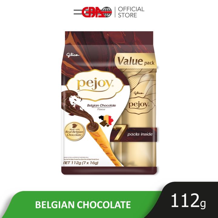 Glico Pejoy Belgian Chocolate 112g | Lazada