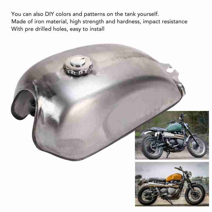 Iron Fuel Petrol Tank High Hardness Sporty Look Motorcycle Gas Tank ...