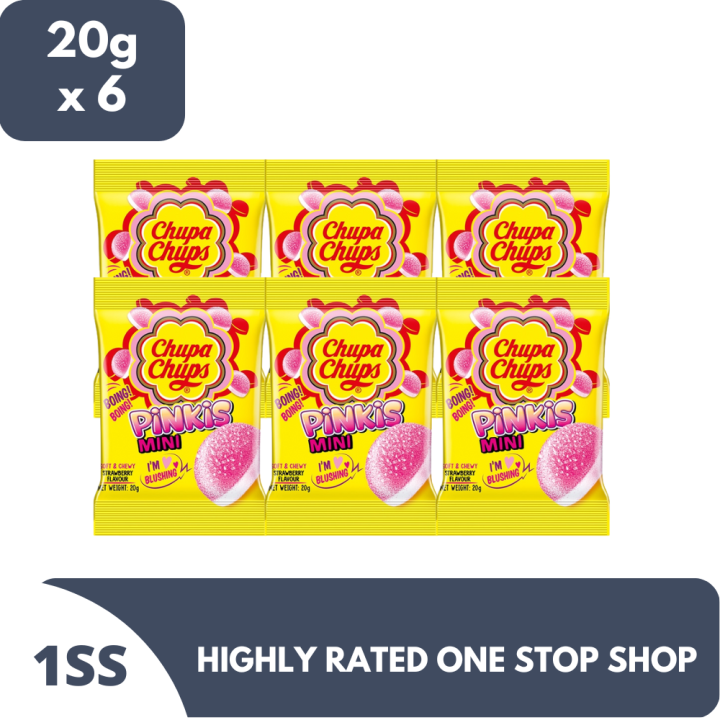 Chupa Chups Pinkis Mini 20g x 6 | Lazada PH