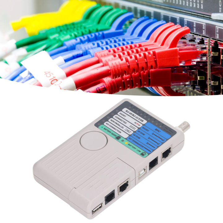 Network Cable Tester with Remote Cable Tester Portable Protective Bag ...