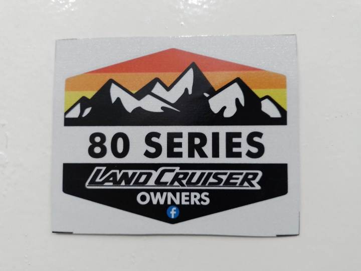 Landcruiser 80 series 3M sticker | Lazada PH