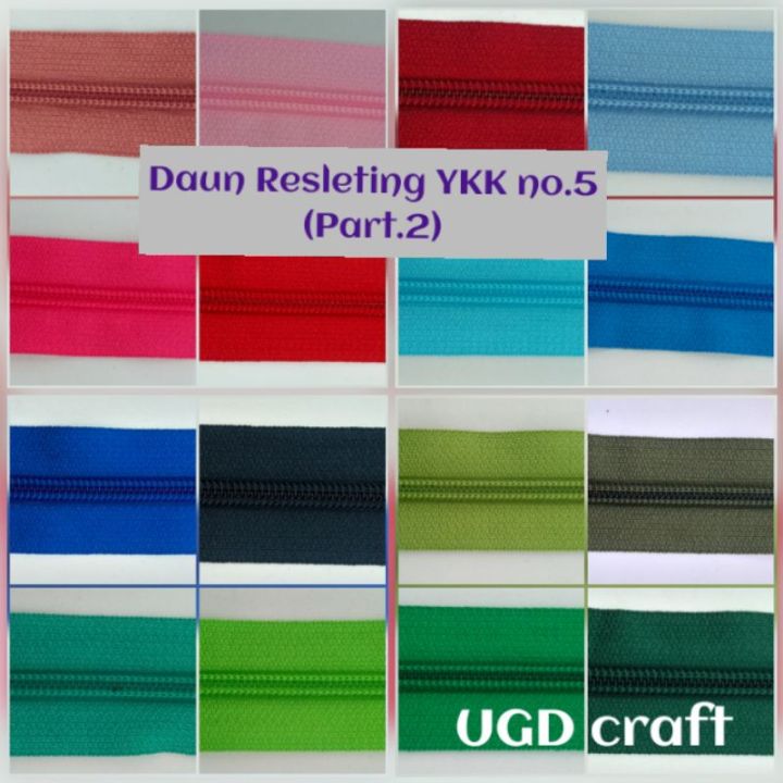 Daun Resleting YKK meteran no.5 (50 cm) | Lazada Indonesia