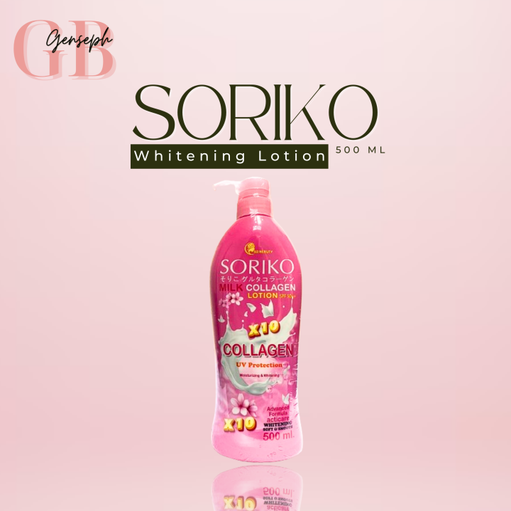 Soriko Collagen Lotion Whitening Lotion Original With SPF 50 For Men ...