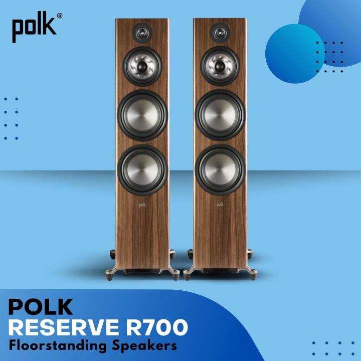 Polk Audio Reserve R700 - Floor-standing speaker - brown Polk R700 ...