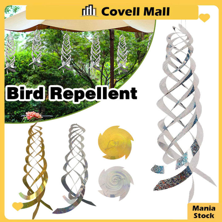 Bird Repellent Hanging Reflective Bird Deterrent Device Spiral ...
