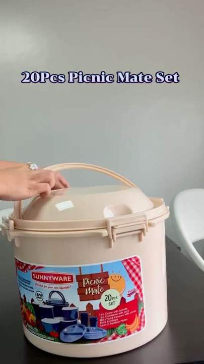 Happyware Sunnyware Picnic Mate Set 20 in 1 Picnic Set Ware (9822 ...