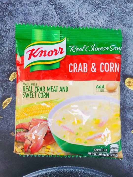 Knorr Crab And Corn Mix Real Chinese Soup Lazada Ph