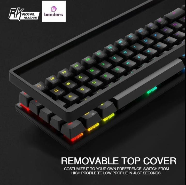 Royal Kludge RK837 RK68 RKG68 Hotswap RGB 68 Keys Bluetooth 2.4G ...