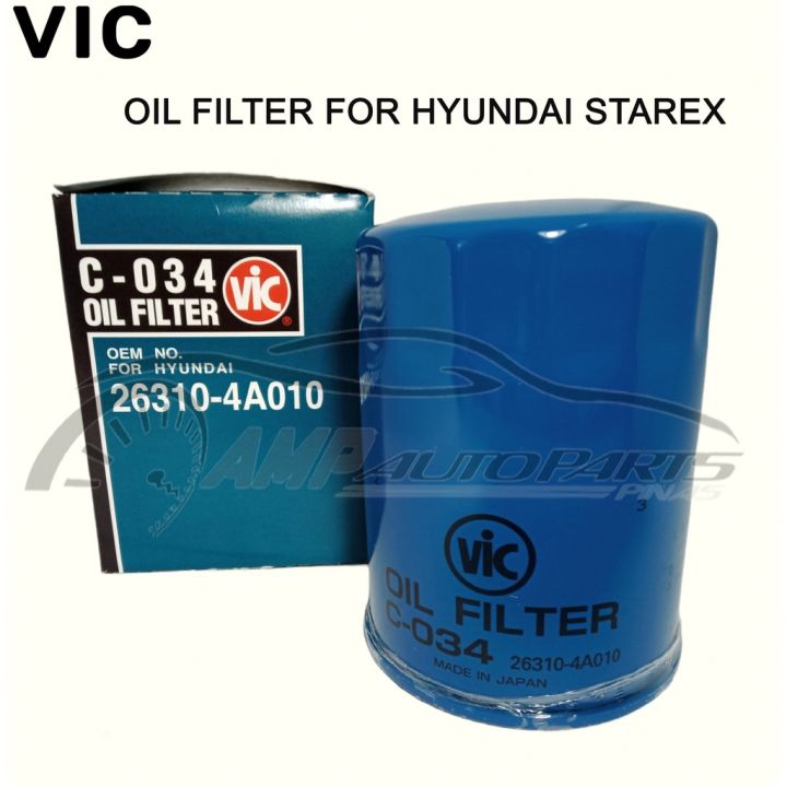 Vic Oil Filter C-034 Hyundai Starex / Grand Starex | Lazada PH