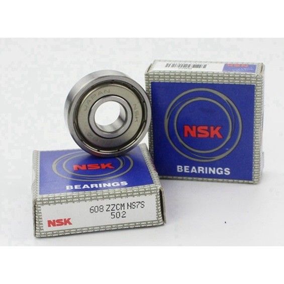 ตลับลูกปืน 608 ZZ NSK แท้ 608 ZZ ลูกปืนล้อสเก็ต 608 Z ฝาเหล็ก อะไหล่ สเ ...