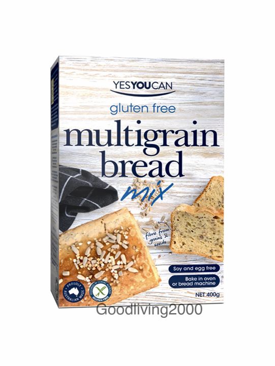 Gluten free Multigrain Bread Mix (Yes You Can Brand) 400 g แป้ง ...