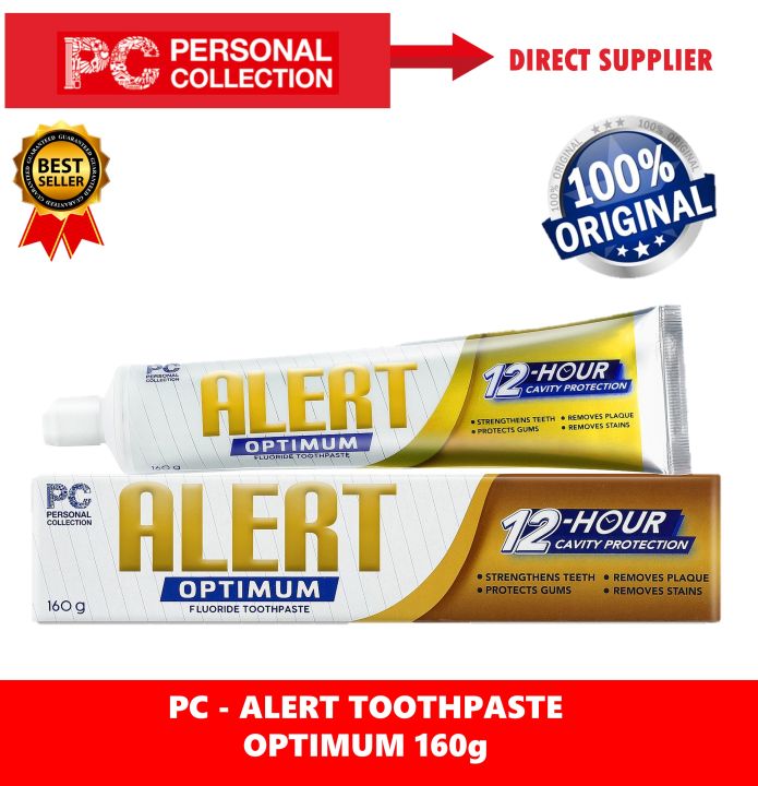 Personal Collection Alert Toothpaste - OPTIMUM - All in Direct Supplier ...