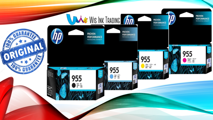 HP 955 BLack, Cyan, Yellow, Magenta Original Ink Cartridge Set of 4 ...