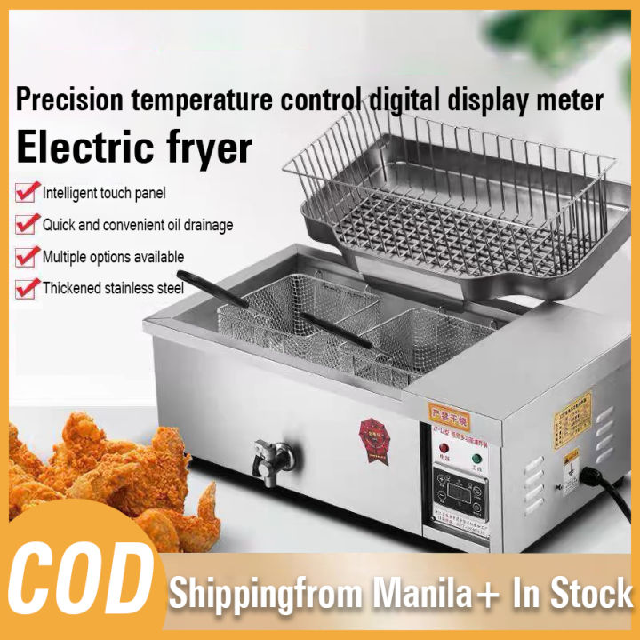 25L 220V Commercial Small Electric Deep Fryer French Fries Oven ...
