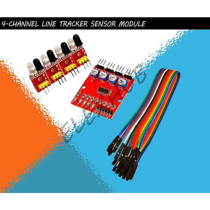4-CHANNEL LINE TRACKER SENSOR MODULE | Lazada PH
