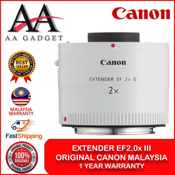 Canon Extender EF2.0x III Ship from Malaysia (Original Canon Malaysia) | Lazada