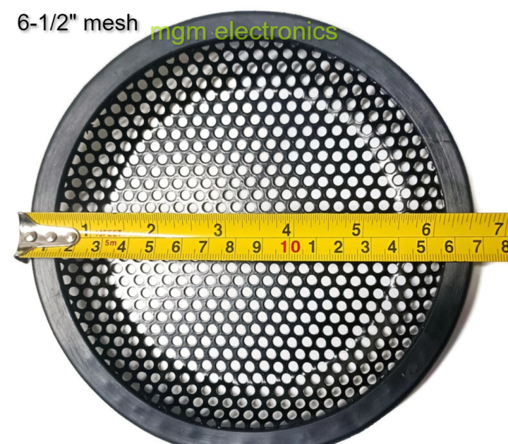 Speaker Mesh Cover 6.5", 8" inches (3.7mm hole size) with clamp and ...