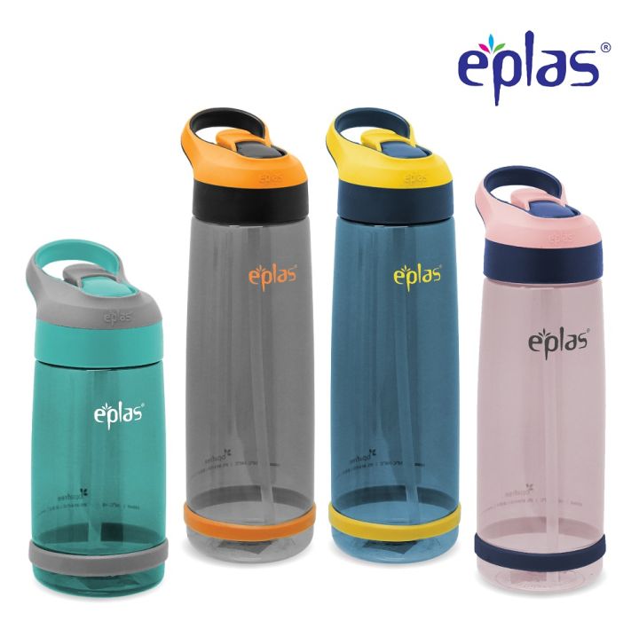 EGSP-550/850/1000BPA EBSP-550/850BPA EPLAS MODERN Sport Water Bottle With Straw & Handle, Travel ...