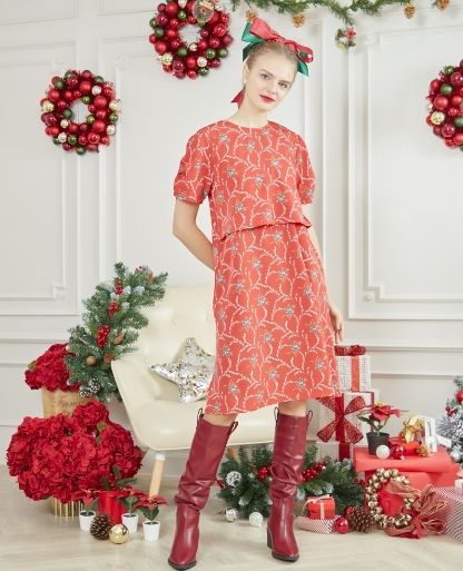 Nitan (นิทาน) เดรสให้นม ชุดคลุมท้อง รุ่น Marguerite | Lazada.co.th