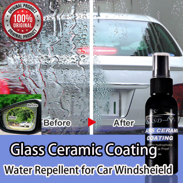 Car Glass Ceramic Coating - Hydrophobic Coating Waterproof, Acid Rain ...