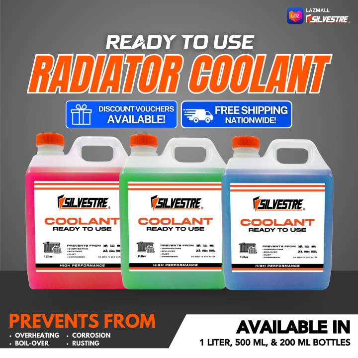 SILVESTRE Radiator Coolant 1L High Performance Ready to Use Coolant ...