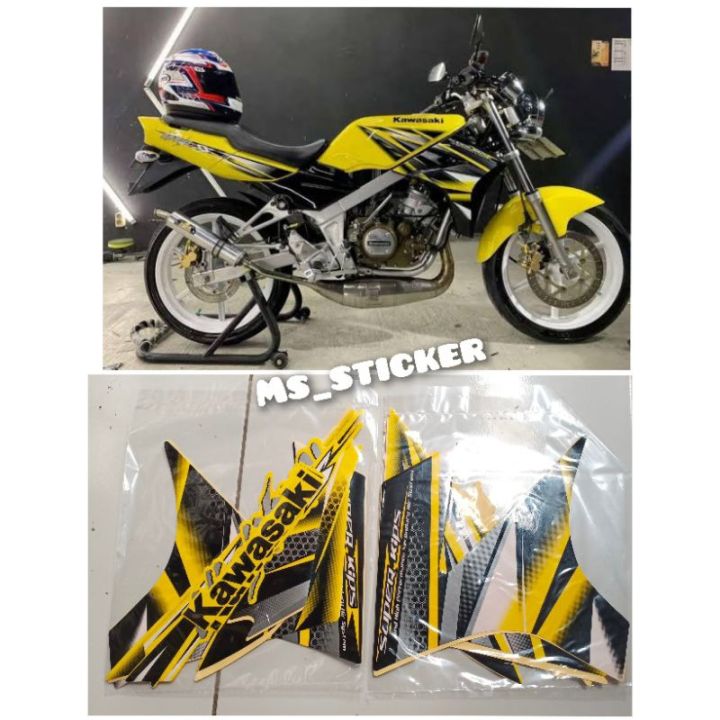 Sticker striping ninja ss 2013 kuning | Lazada Indonesia