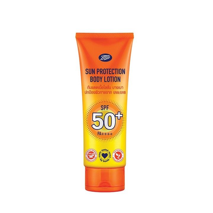 Boots Sun Protection Body Lotion SPF50+ PA++++บูทส์ ซัน โปรเทคชั่น บอดี ...