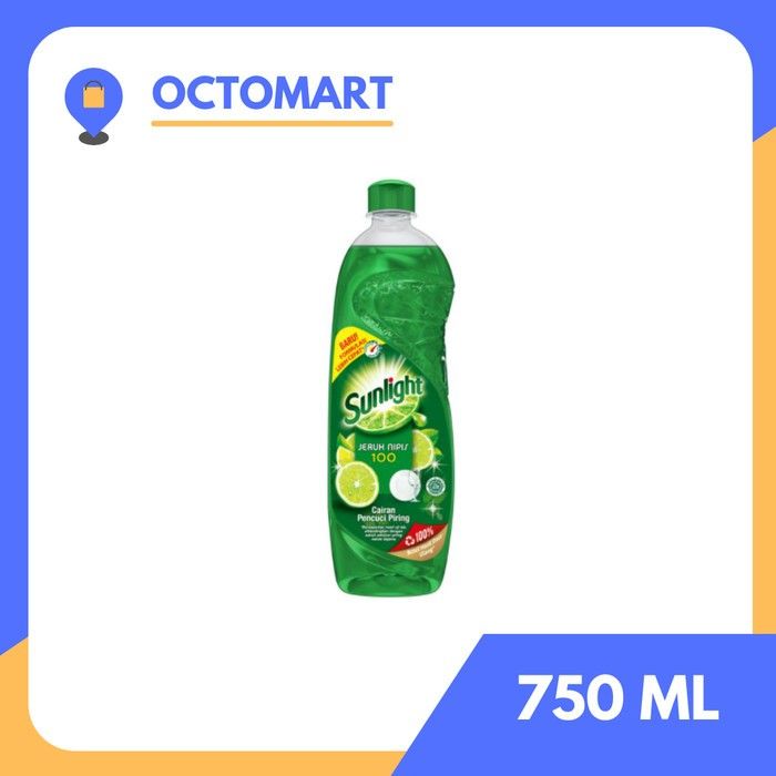 SUNLIGHT Cairan Pencuci Piring BOTOL 750ML Cuci Piring 750 ML Jeruk ...
