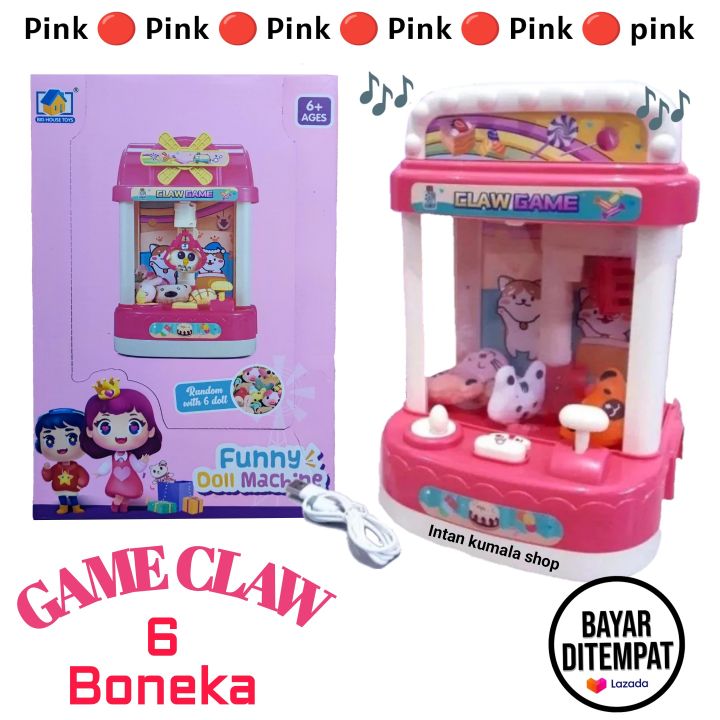 Mainan claw game mesin capit boneka | Lazada Indonesia