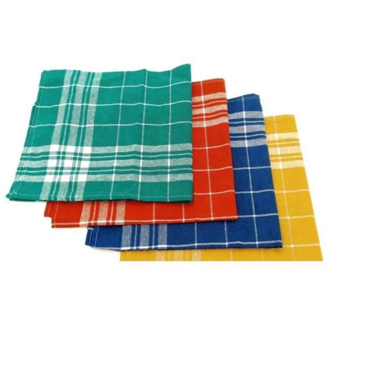 Serbet kain Lap Tangan Warna isi 12 Pcs Atau Serbet Dapur 1 Lusin Tebal ...