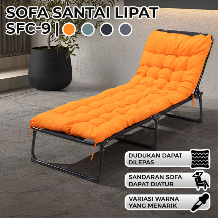 Sofa Bed LIpat - Sofa Santai - Sofa Taman MinimalisSFC-9 | Lazada Indonesia