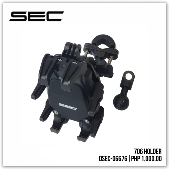 SEC Holder Motorcycle Phone Holder Cellphone Holder - 706 (DSEC-06676 ...