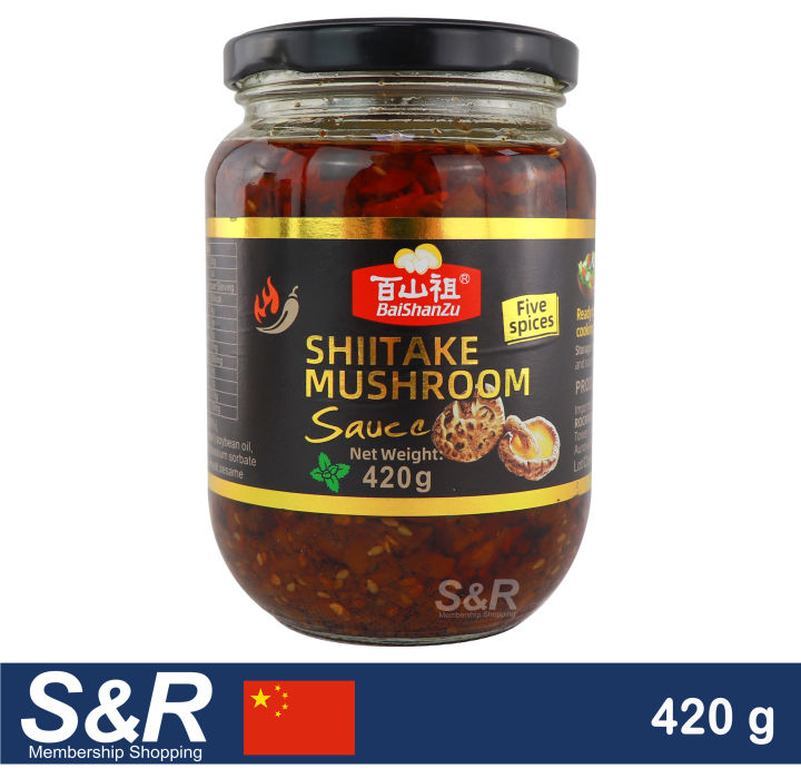BaiShanzu Five Spices Shiitake Mushroom Sauce 420g | Lazada PH