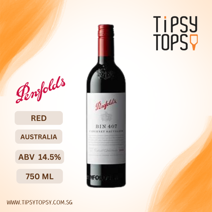 Penfolds Bin 407 Cabernet Sauvignon South Australia Vintage 2019 750ml Lazada Singapore