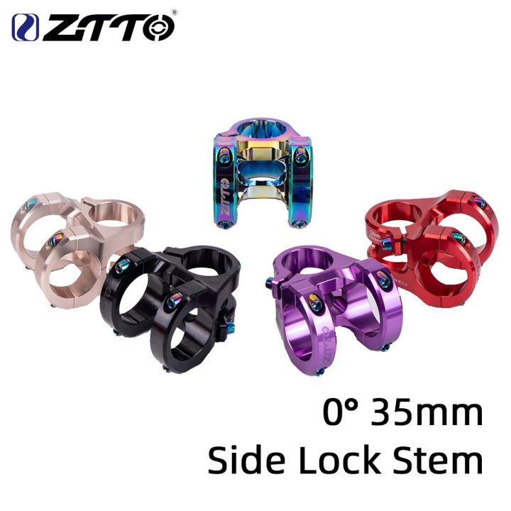 ZTTO MTB Stem 0 Degree 35mm CNC Stem for 28.6mm Fork 31.8mm Handlebar ...