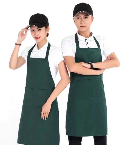 Chef Apron Full Body Male and Female Neck Hanging Kitchen Apron Hotel ...
