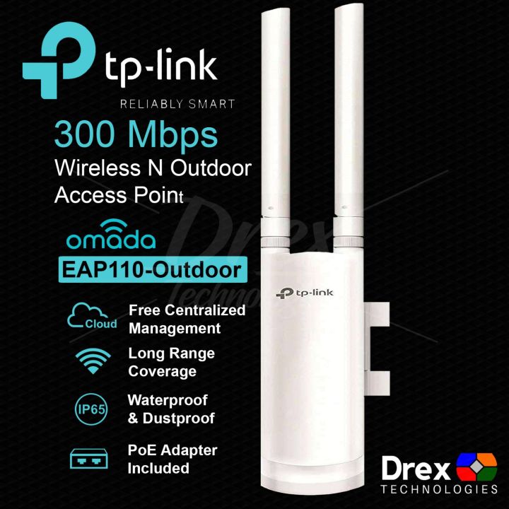 Tp Link Eap110 Outdoor 300mbps Wireless N Outdoor Access Point Lazada Ph