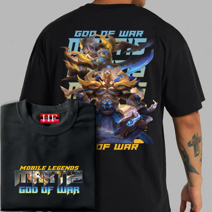 Martis Tshirt Mobile Legends shirt mlbb ml god of war skin | Lazada PH