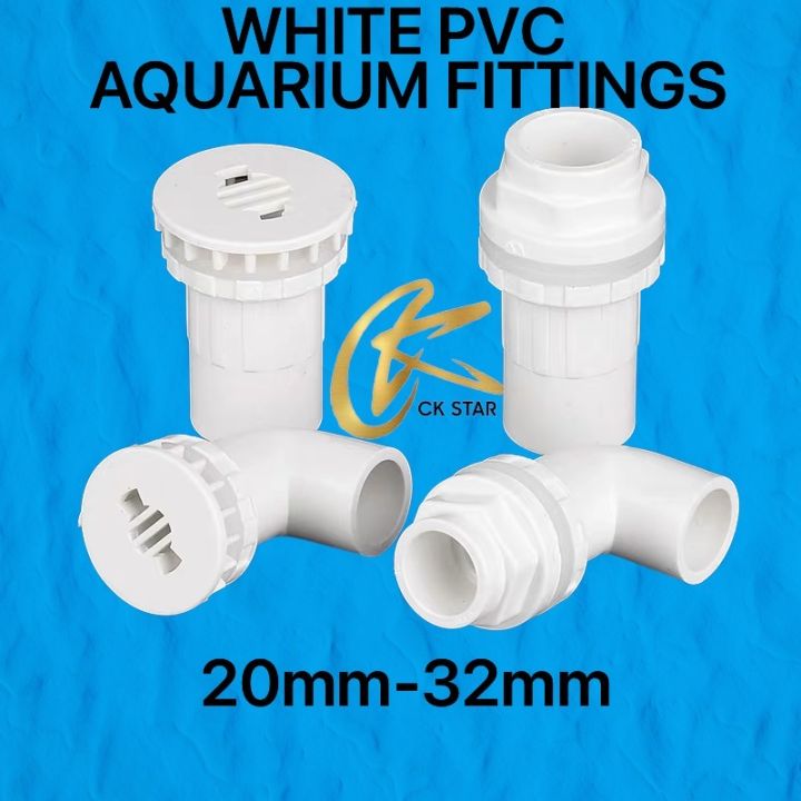 PVC Overflow , Drain , Connector Aquarium Fittings Fish Tank Water ...
