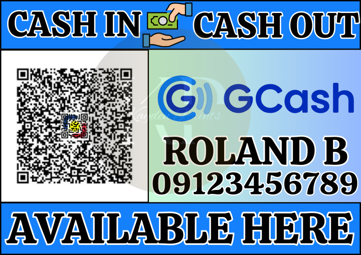 PVC/LAMINATED SIGNAGE GCASH/LOAD AVAILABLE HERE/ - A4 Size high quality ...