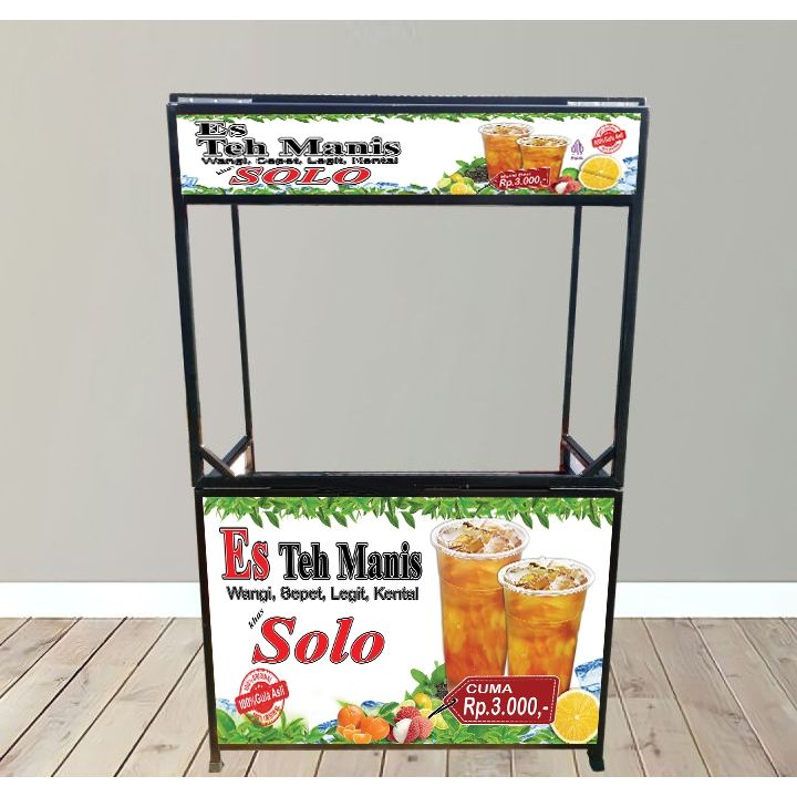 Stiker booth Es Teh Manis Solo | Lazada Indonesia