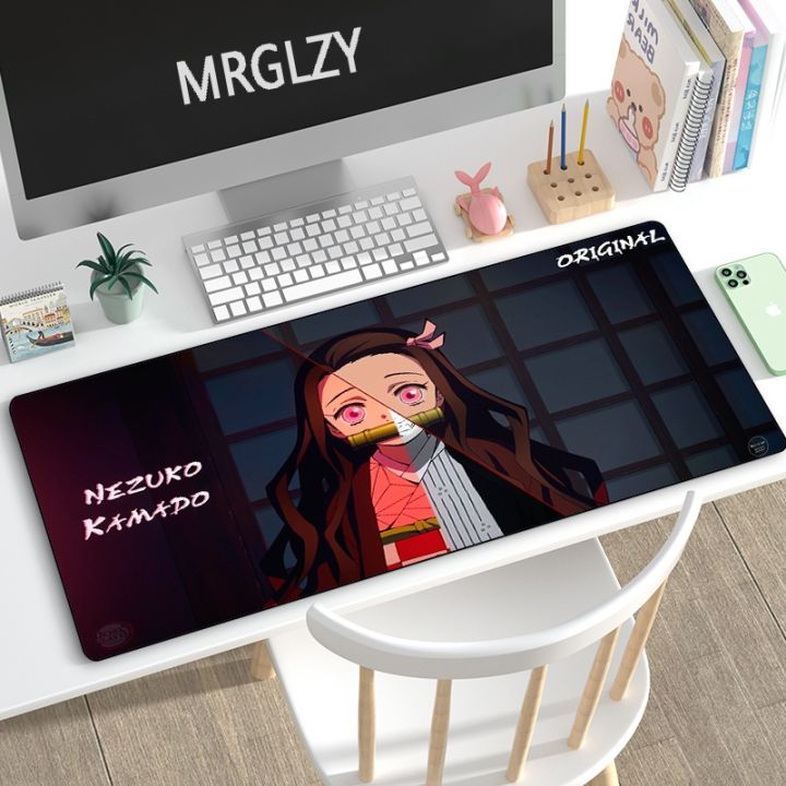 Kimetsu No Yaiba Mouse Pad Carpets Anime Cute Girl Nezuko Mousepads ...