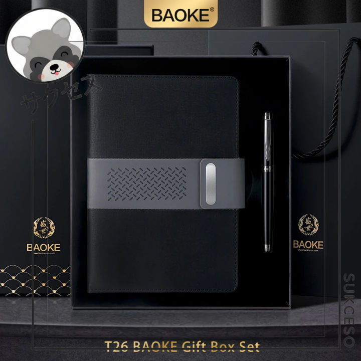 BaoKe Suit T26 - BAOKE Set Hadiah Alat Tulis Butik Pena Gel Logam ...