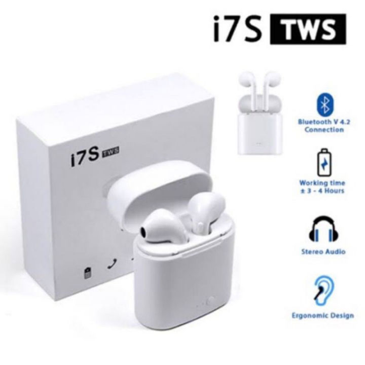 Headset Bluetooth i7s | Lazada Indonesia