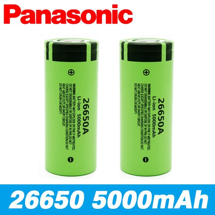 Panasonic Original Rechargeable Battery 26650 5000mah 3.7V 26650A ...