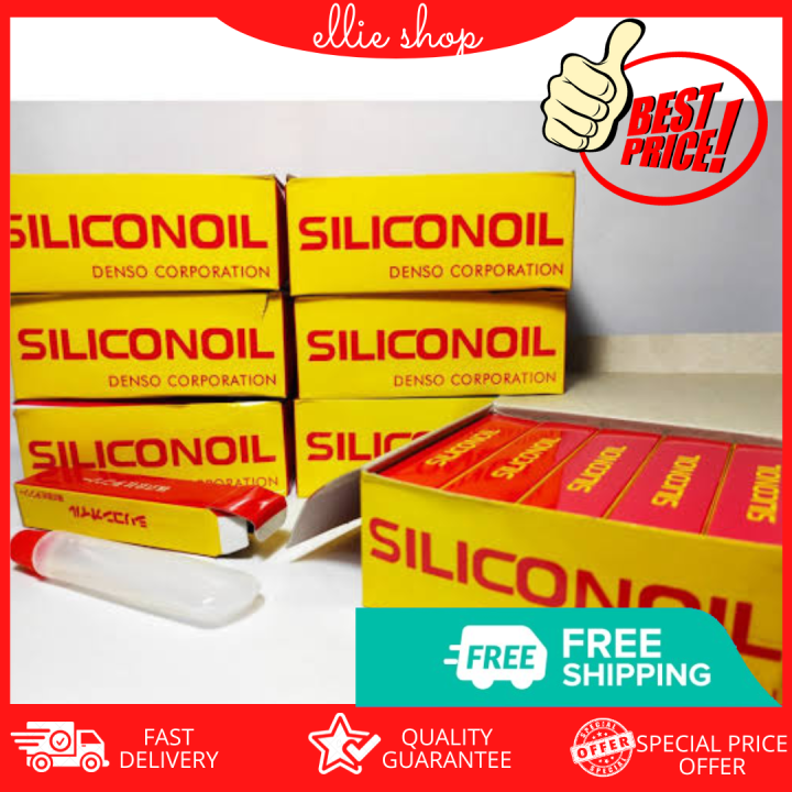 𝓱𝔃𝓬 10 PCS PER BOX 10ml Denso Japan Quality 100% Silicon Oil 046964 ...
