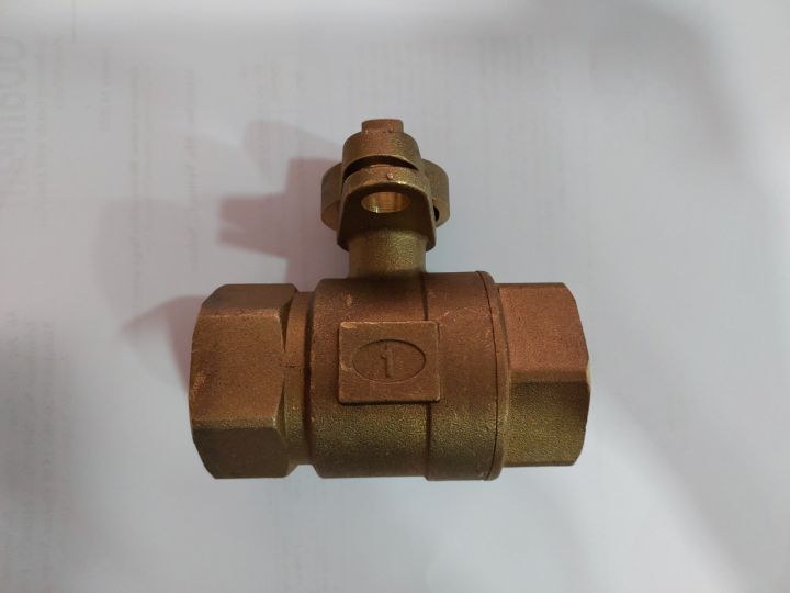 Ball Valve with Lock Wing 1in (25mm) Brass | Lazada PH
